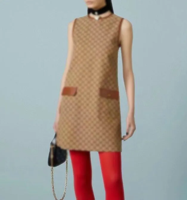 24SS summer womens Casual Dresses designer luxury Women Double Jacquard ...