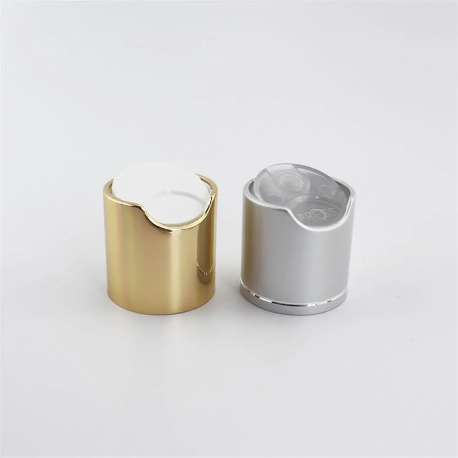 Wholesale Gold Disc Top Caps - 24/410 Aluminum Collar, Shampoo Bottle ...