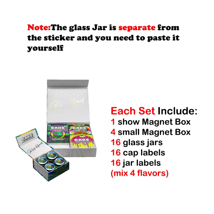 Premium Ounce Cake Extracts With Unbreakable Split Glass Jars And ...