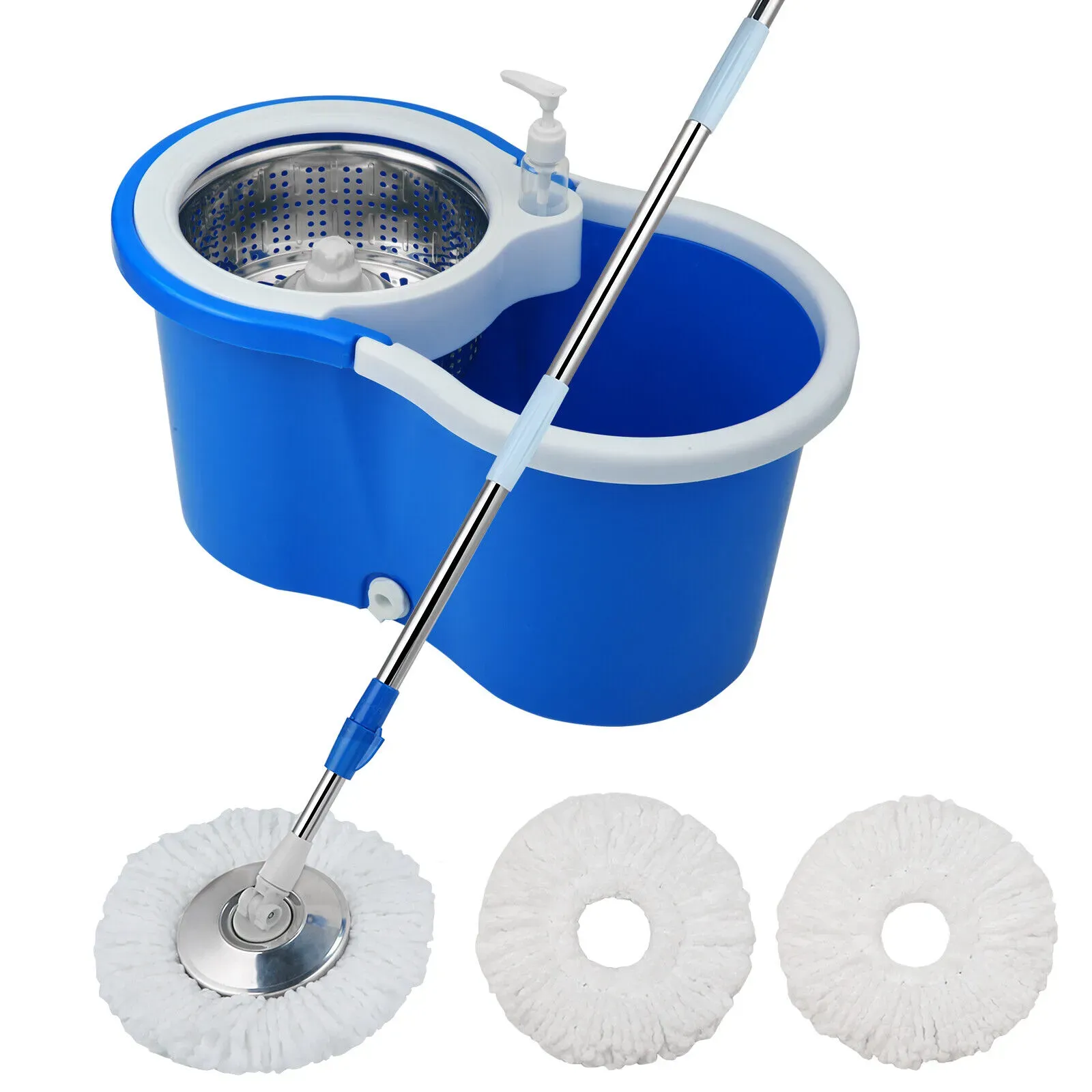 DHgate.com:Microfiber Spin Mop Bucket - Easy 360° Rotating Dry Floor ...