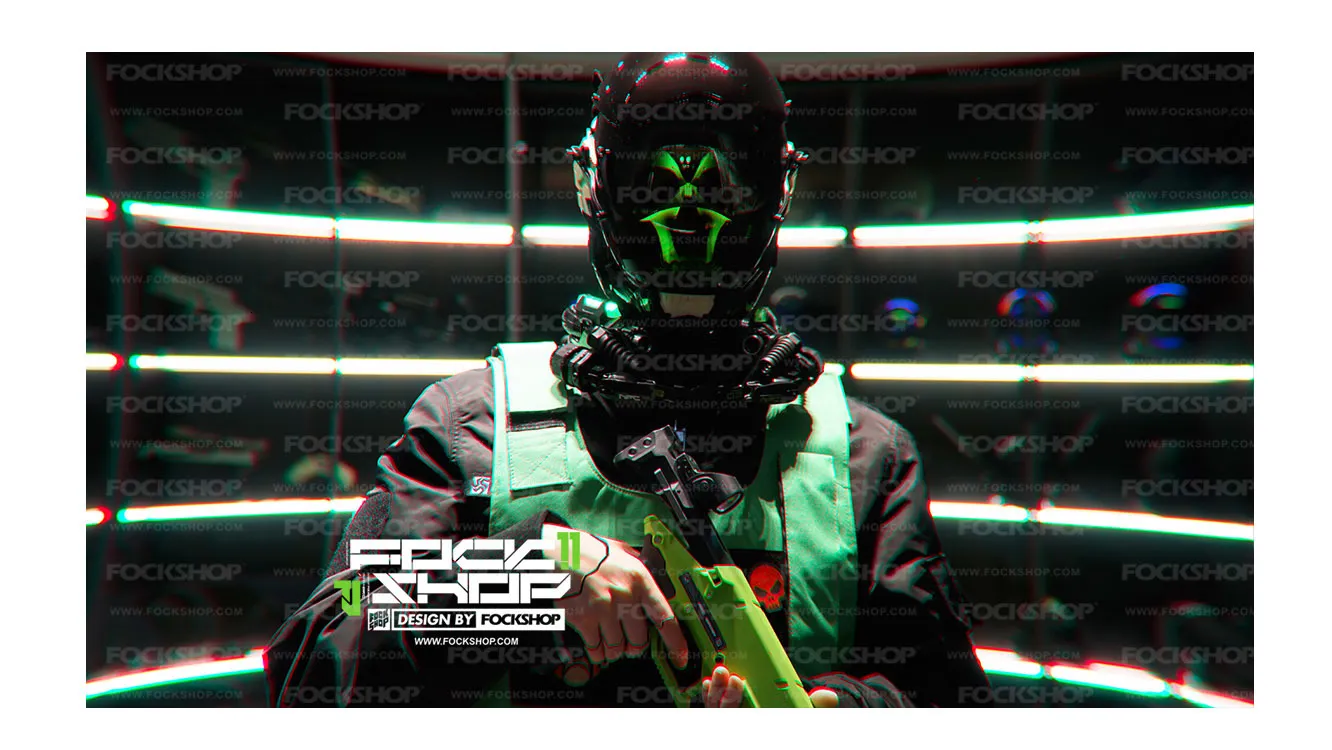 LED Cyberpunk Mask: Adjustable Skeleton Warrior Airsoft Tactical Helmet ...