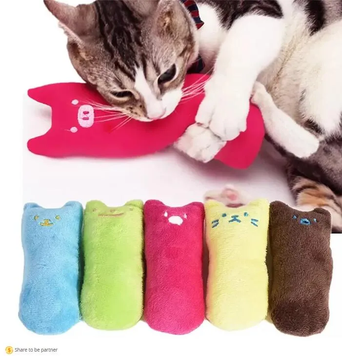 Mini Teeth Grinding Catnip Toys Plush Interactive... From Etoceramics ...