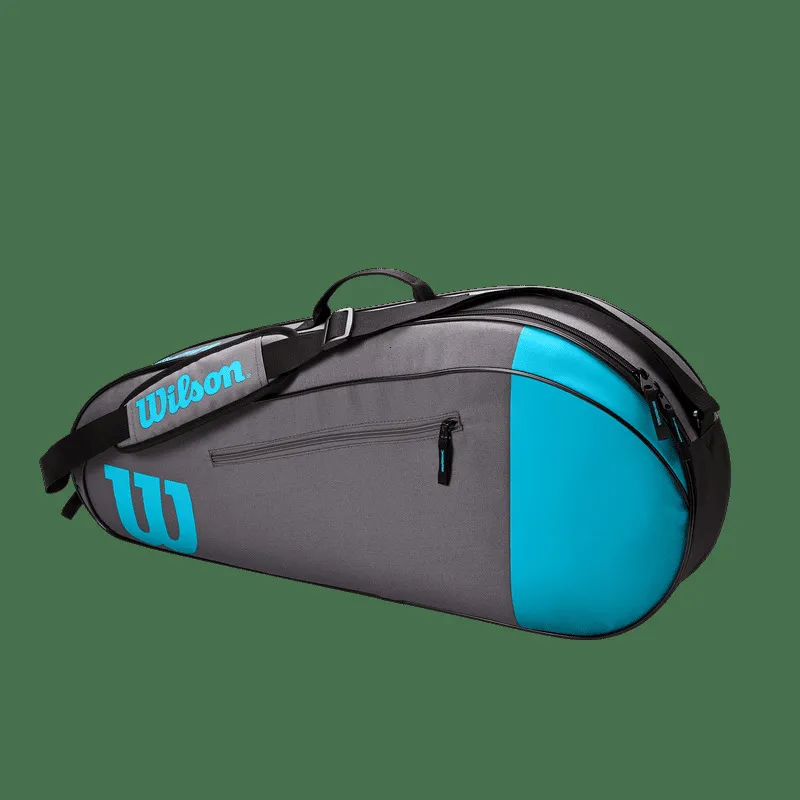 DHgate.com:3-Pack Tennis Racquet Bag in Blue and Gray, Durable and ...