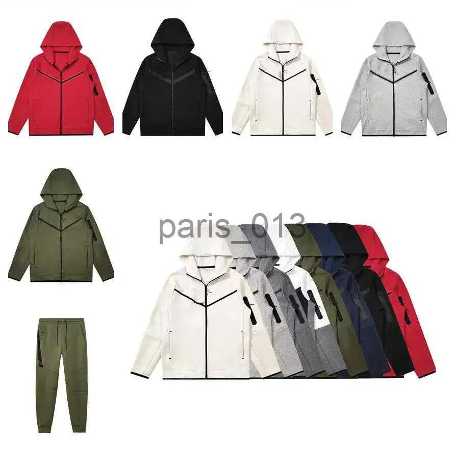 Mens Tech Fleece Hoodie And Tech Fleece Sweatpants Tracksuit Set, Sport ...