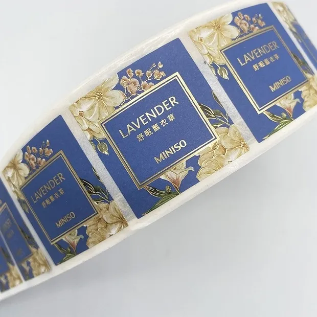 Personalized Gold Foil Stickers: Custom Adhesive Labels for Luxury ...