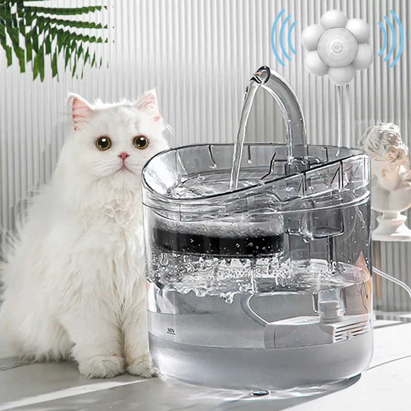 DHgate.com:Automatic USB Electric Cat Water Fountain: Quiet Filtered Pet Water Dispenser:Home ...