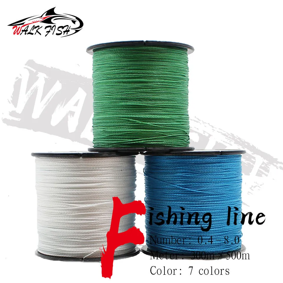 WALK FISH Braid Line, 8 Strand Japan Super Strong PE Braided Fishing ...