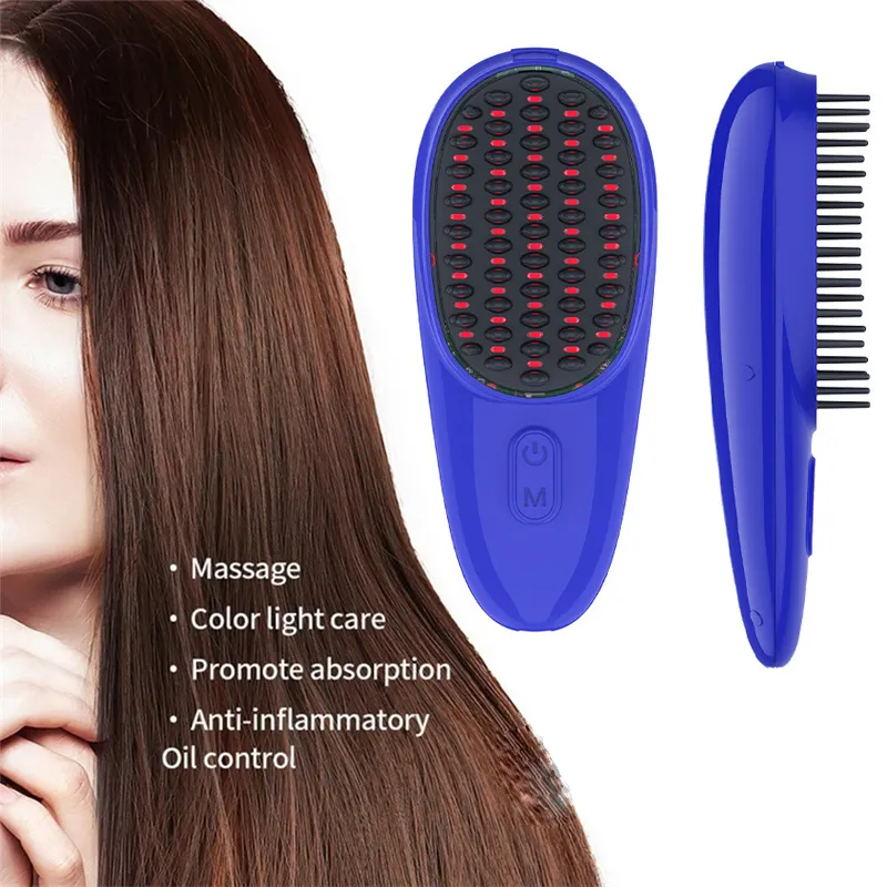 DHgate.com:Electric Scalp Massager Comb with LED Light Therapy ...