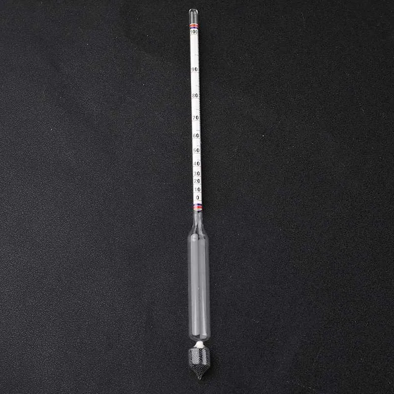 Unbreakable Split Glass Wine Alcohol Meter With 0 100 Degree ...