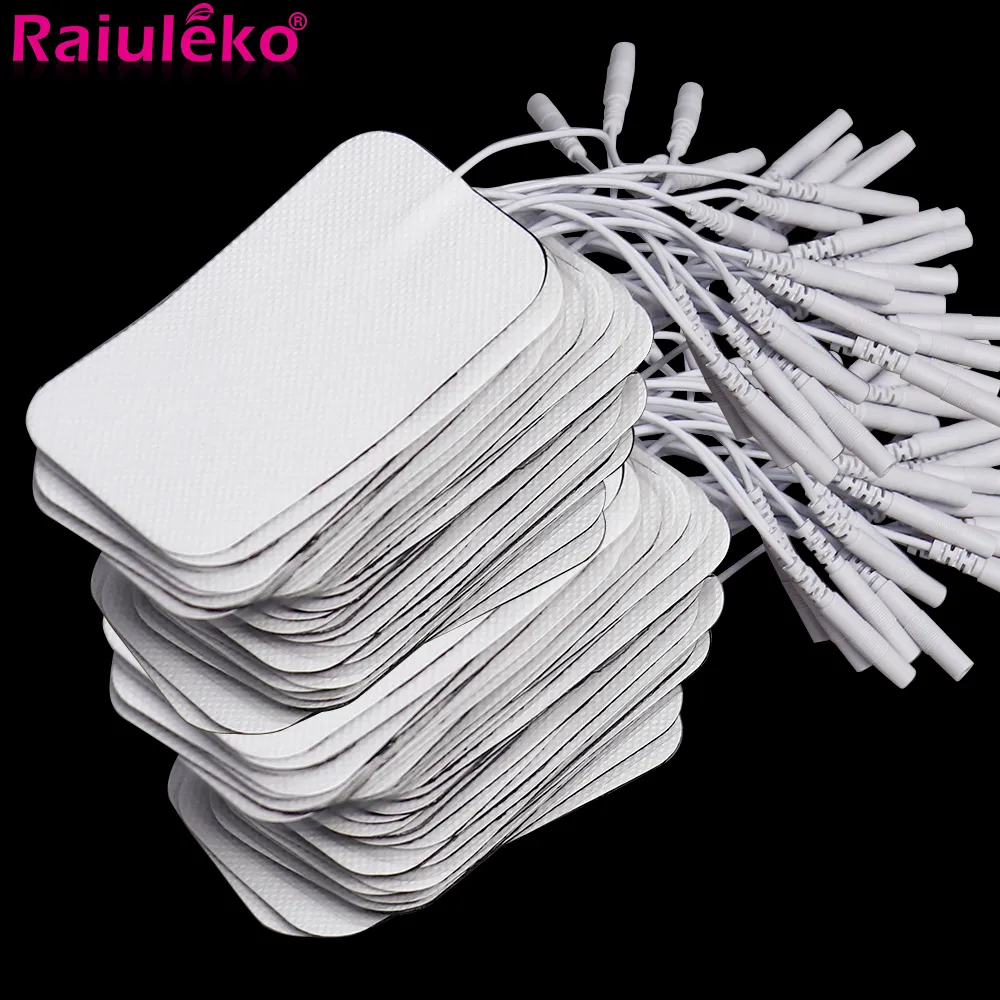 TENS Electrode Pads: Reusable Gel Patches For Muscle Stimulator Full ...