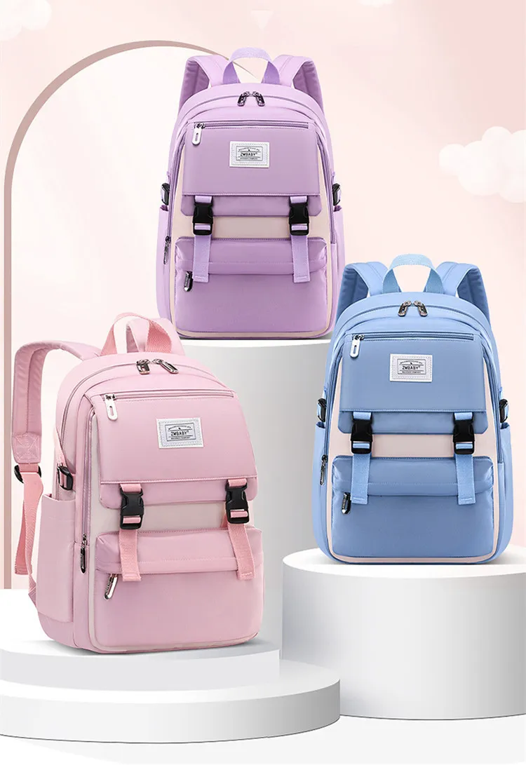 Kids School Backpack For Girls Boys, Primary High Bookbag With USB Port ...