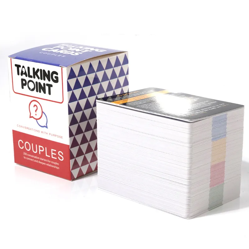 Talking Point Couples Edition 200 Conversation Starters Card Game for ...