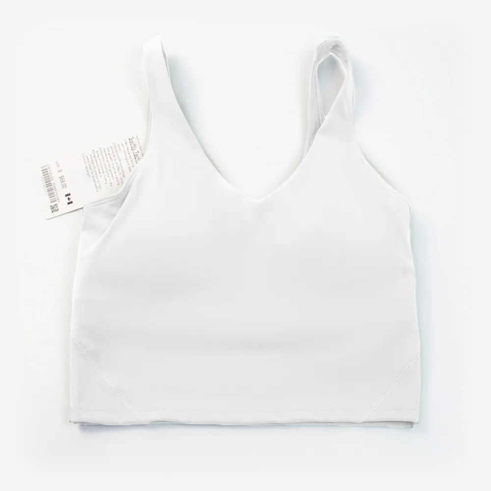 DHgate.com:LL bra Align yoga high impact fitness seamless top running ...