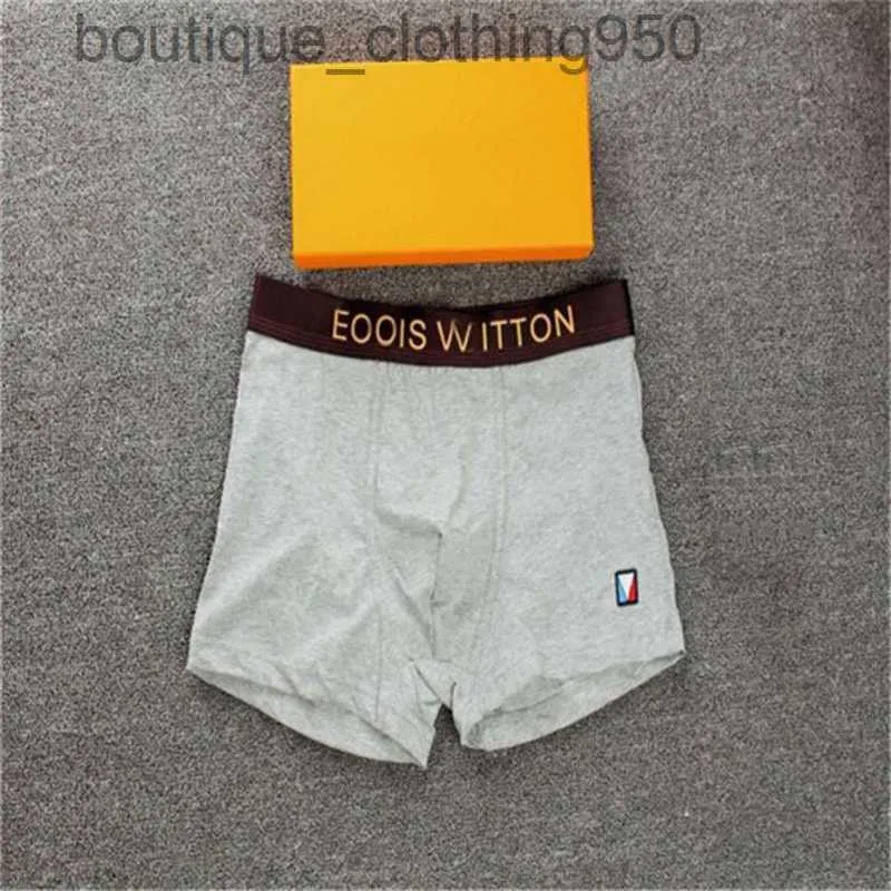 2023 Luxury Men's Designer Boxer Shorts, Breathable Cotton Underwear, 3 ...