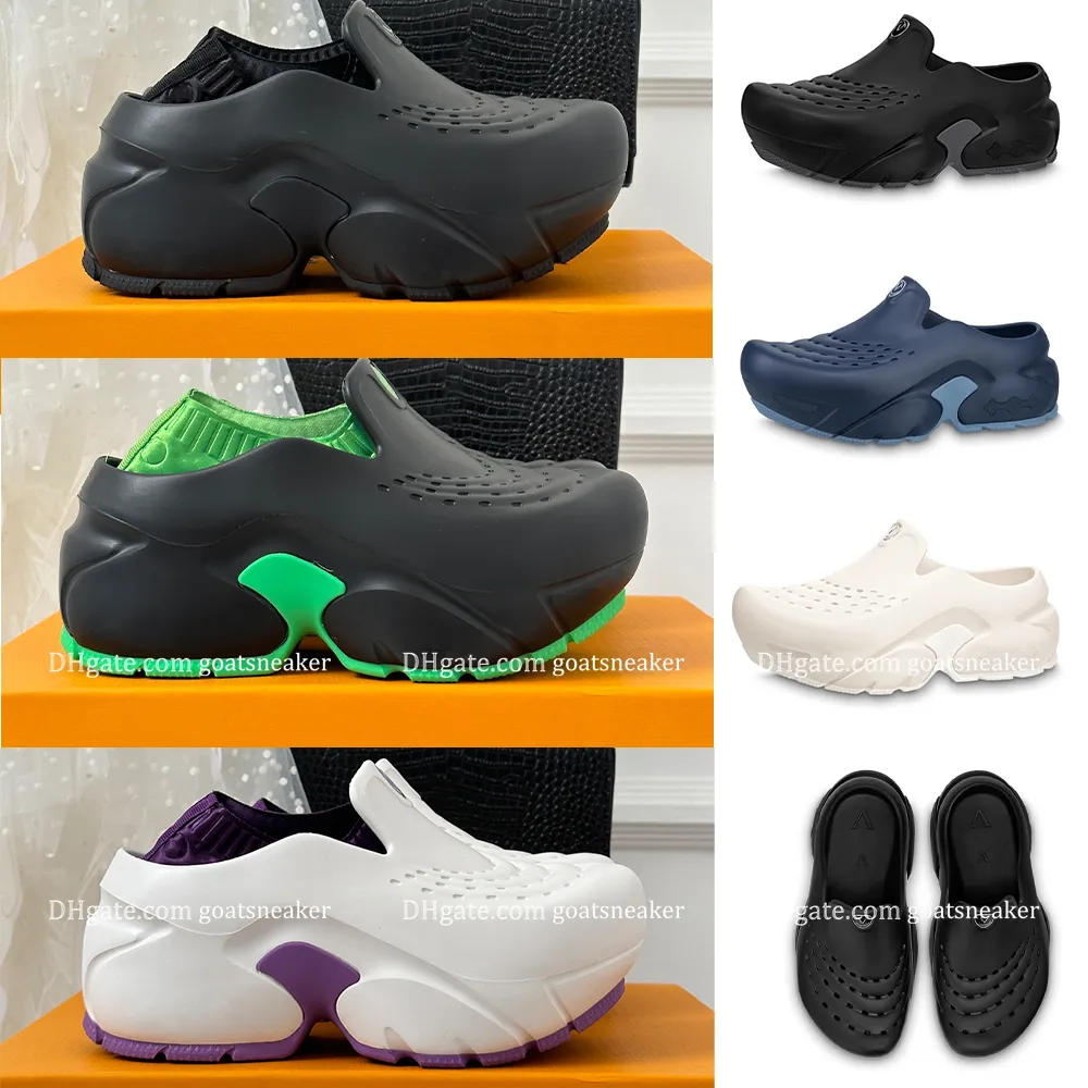 Shark Clog EVA Rubber White Ultra Light Rubber Outsole Circle Signature ...