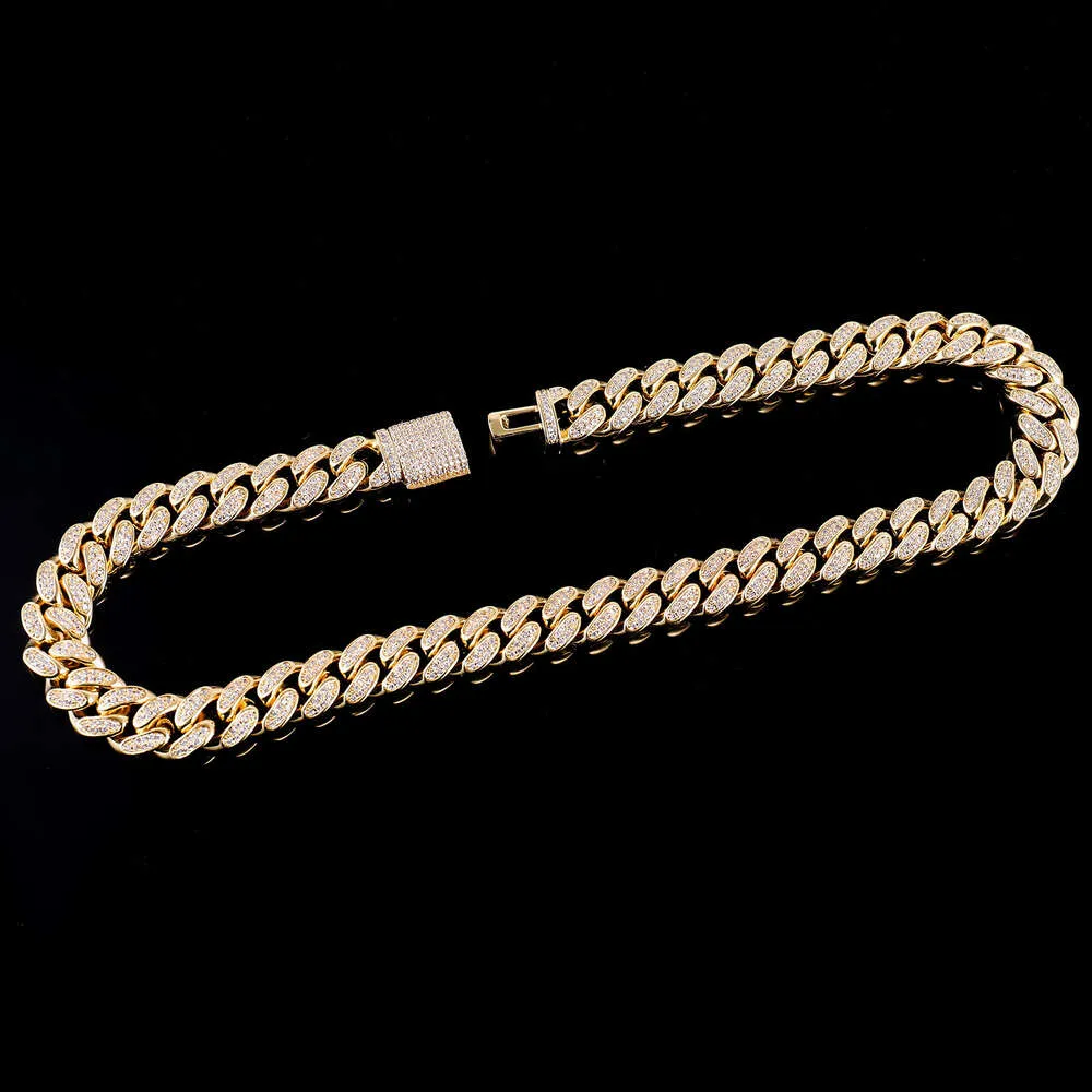 Mens 10k Solid Gold Cuban Link Chain Cuban Chain Necklace With ...