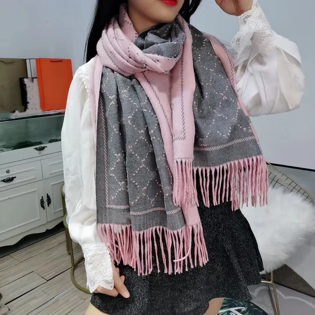 Ggs Fashion Winter Cashmere Wool Scarf For Men And Women, High End ...