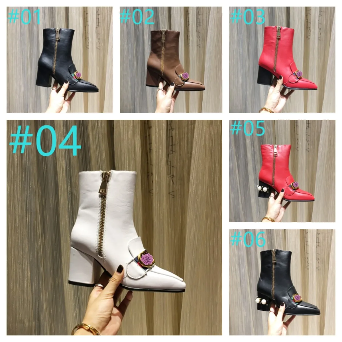 Bottines Pour Femmes Top Famous Winter Blondie Quincaillerie Dorée ...