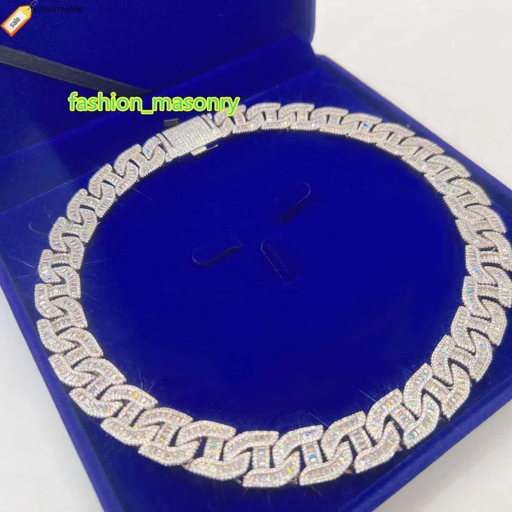 Iced Out Cubic Zirconia Cuban Chain Necklace - Hip Hop Jewelry, Fully ...
