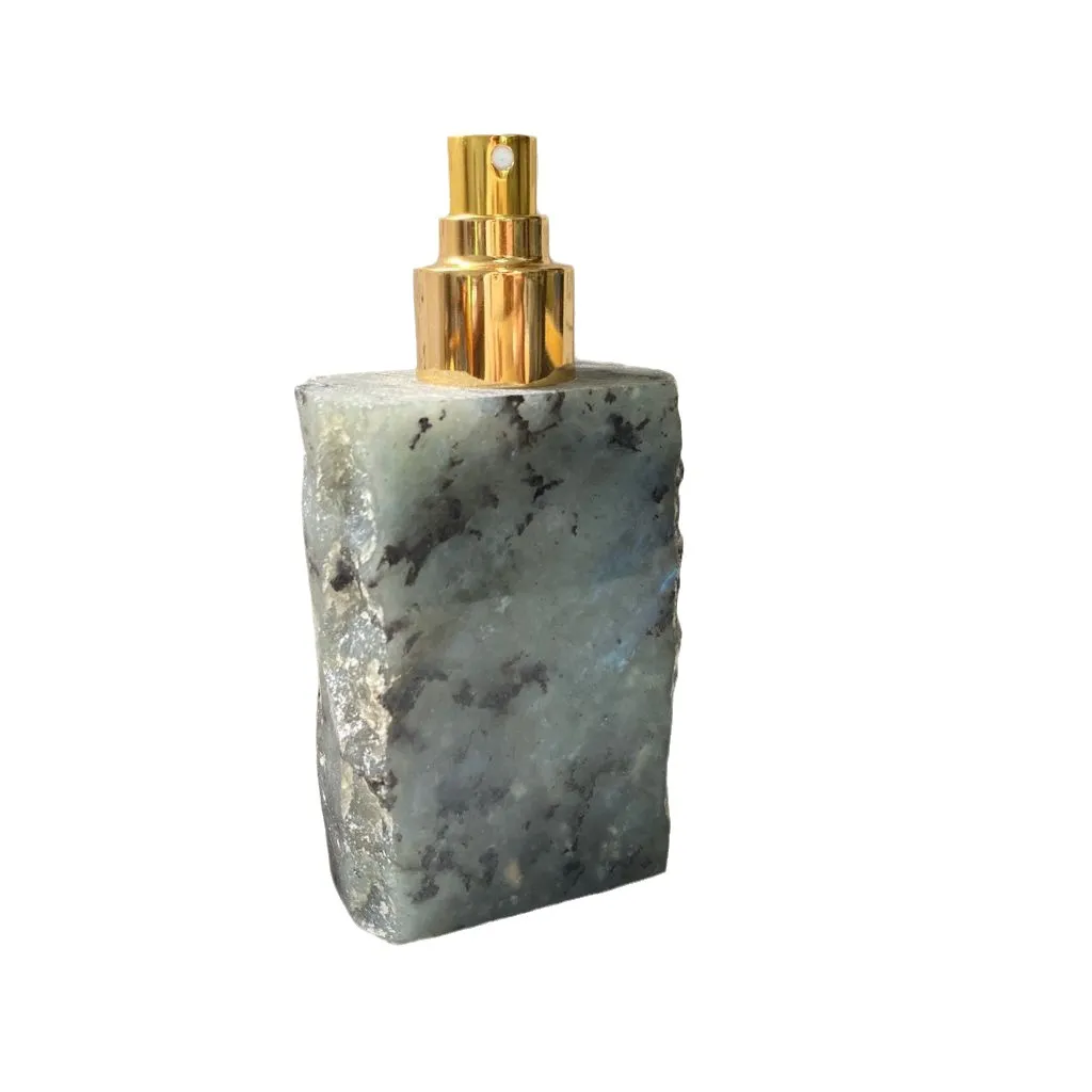 DHgate.com:Crystal Perfume Bottle - Raw Rose Quartz & Turquoise, Empty ...