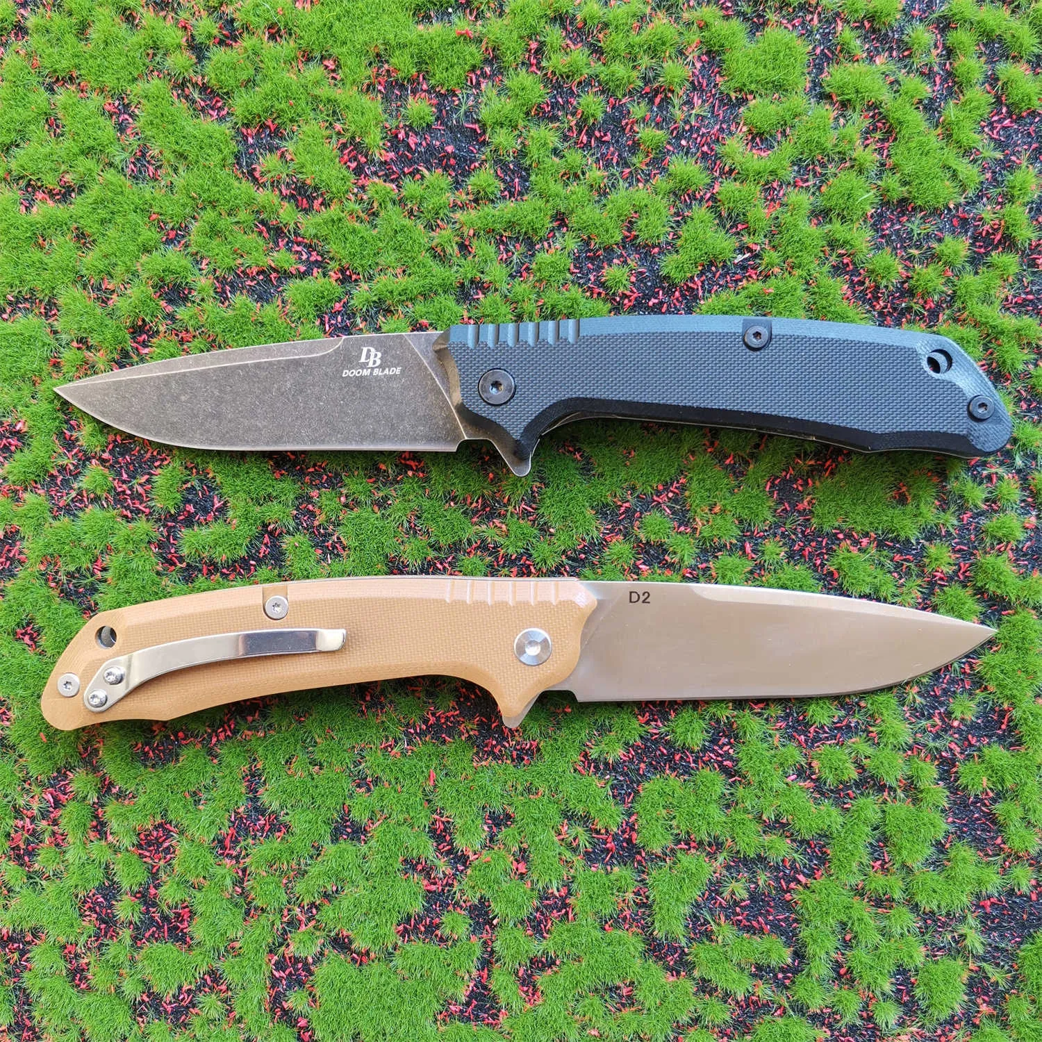 Tactical Folding Pocket Knife: D2 Blade Steel, KVT Ball Bearing, 2024 ...