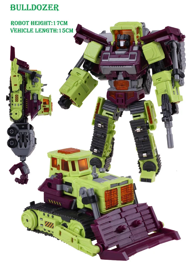 Transformer Robot Toy 6 In 1 Combiner Robot, Oversized Action Movie ...
