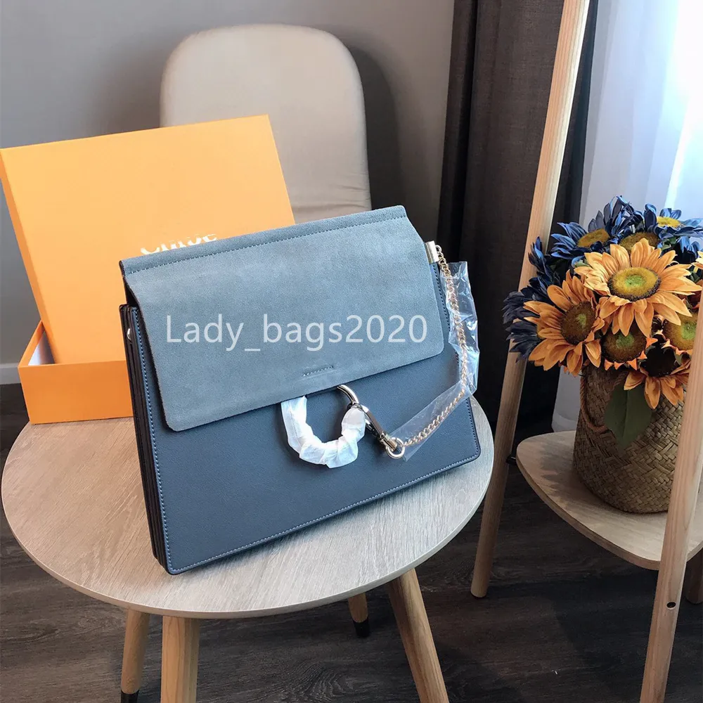 Classic Suede Chain Handbag Circle Ring Shoulder Bag For Women, Luxury ...