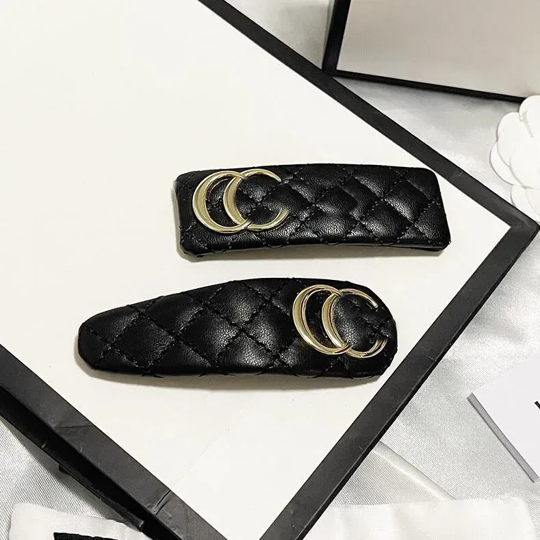 Designer Barrettes Girls Hairpin Classic Letter Clips Hairclips Fashion ...