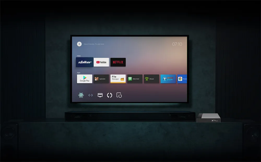 4K HDR Android TV Box: Meelo Plus XTV Duo Xtream Codes Stalker, Amlogic ...