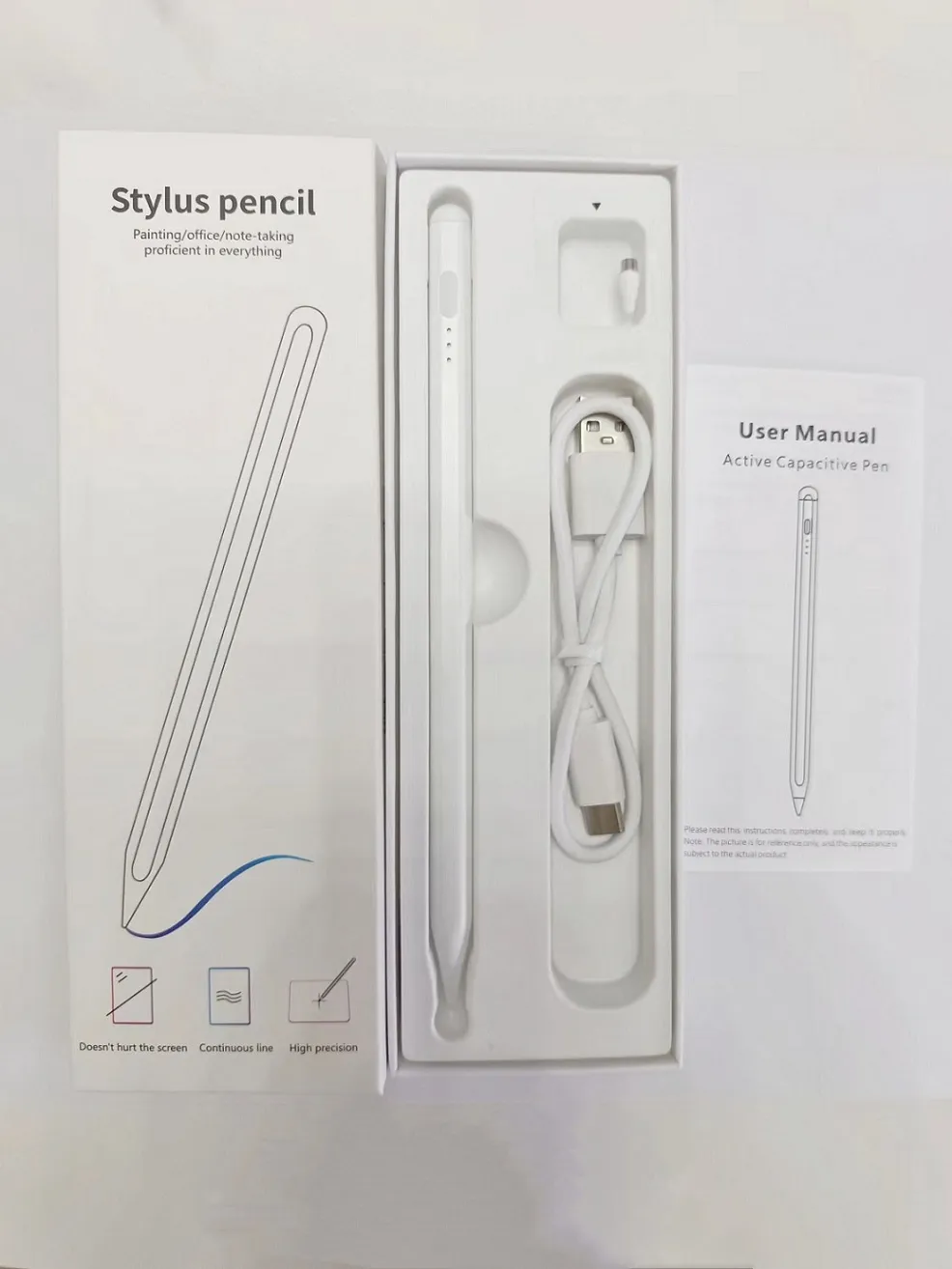 Apple IPad Pencil 2 Pencil Stylus For Android Compatible With IPad 6, 7, 8, 9 Pro, Mini 5, 6 Air ...