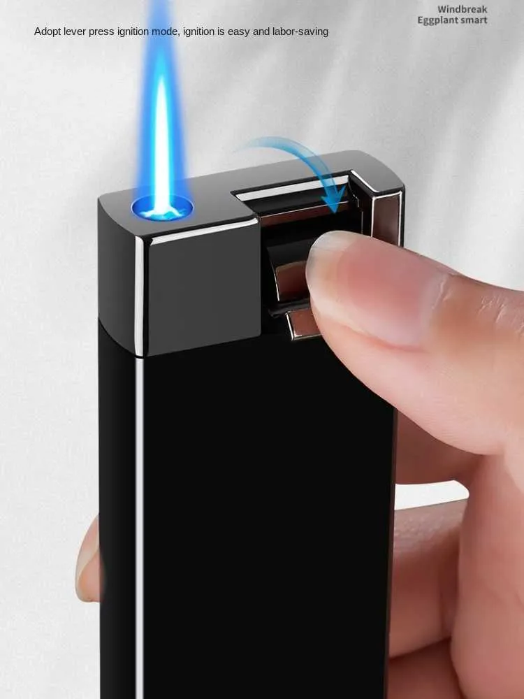 Debang New Upgrade Lever Press Ignition Windproof Lighter with See ...