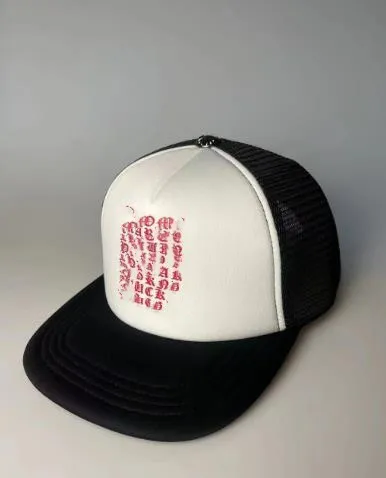 American Style Cross Distressed Trucker Cap With Colored Letters And ...