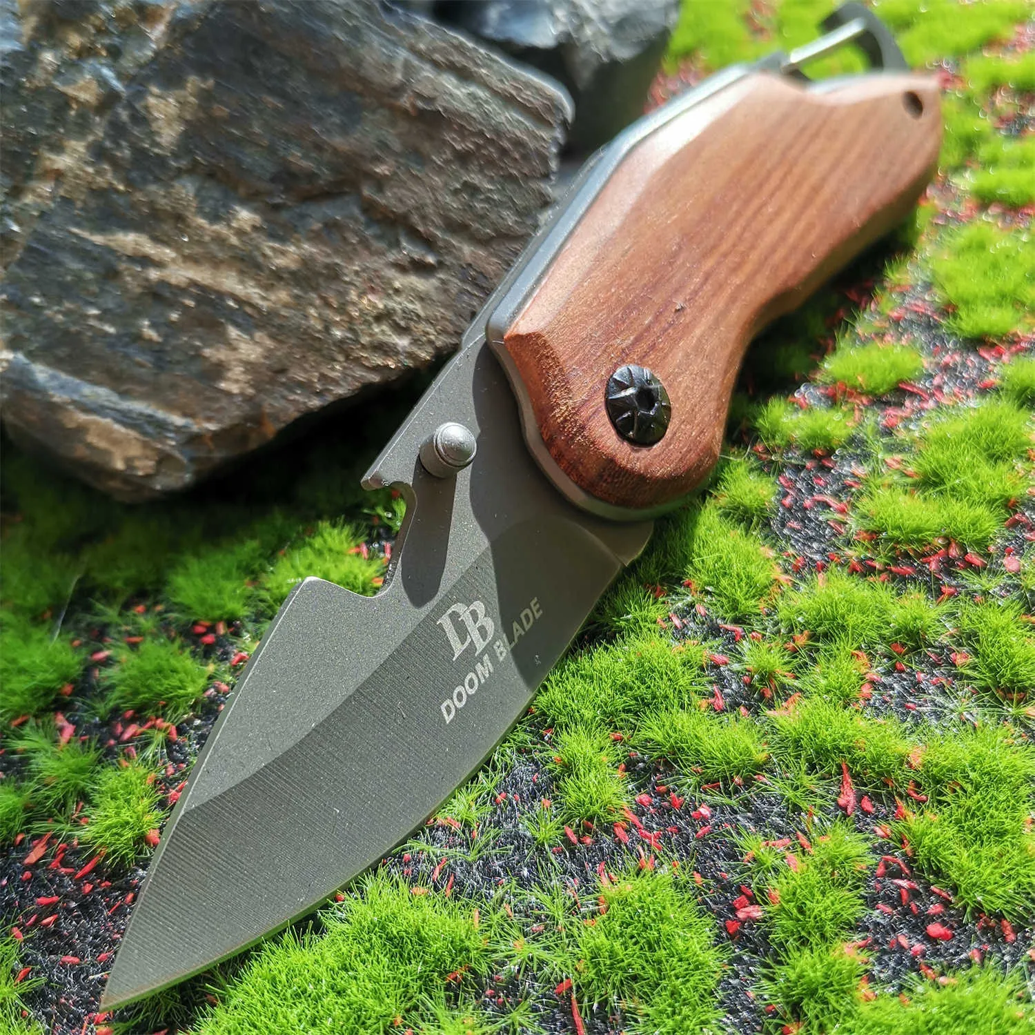 DHgate.com:Wooden Handle Multi-functional Folding Knife Portable Mini ...