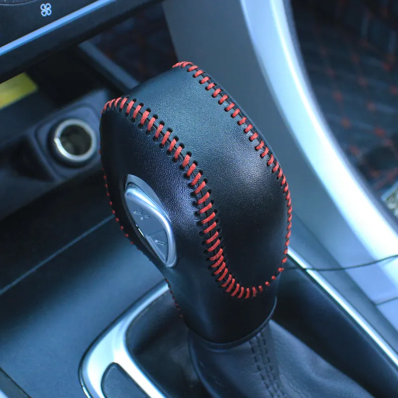 Wholesale PU Leather Leather Shift Knob Knob Cover For Ford EcoSport ...
