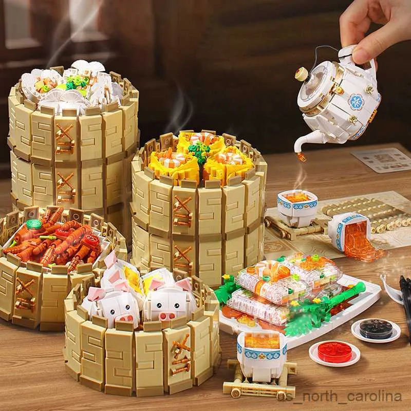 DHgate.com:Building Block Cantonese Morning Tea Kits DIY Food Snack ...