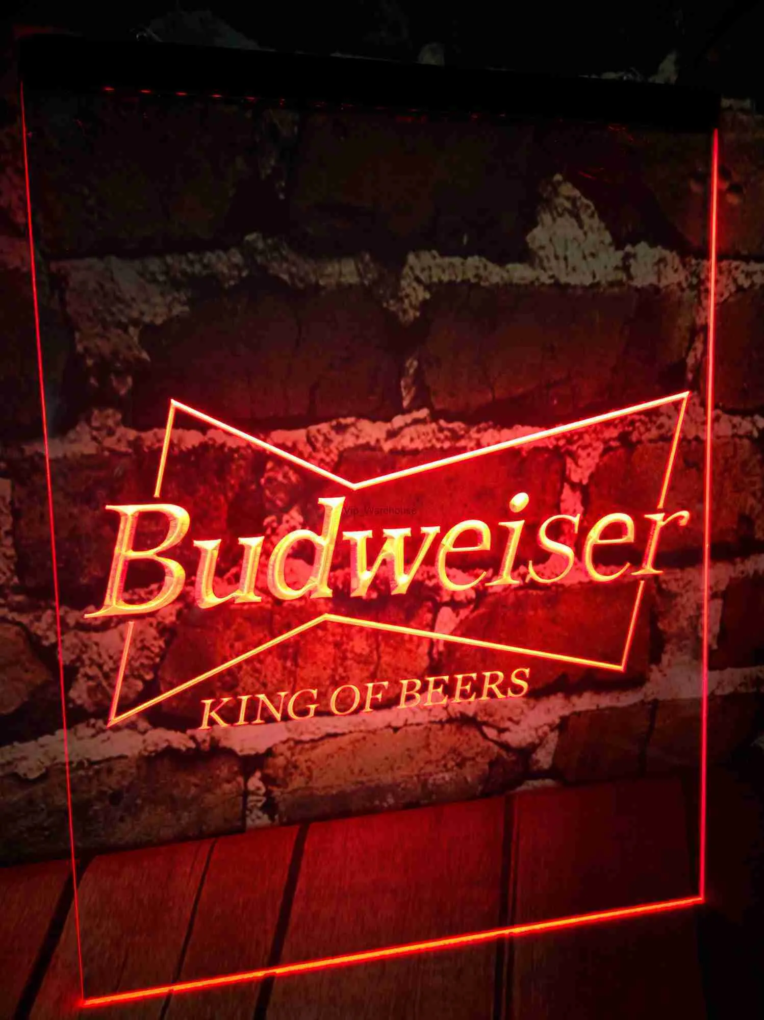 DHgate.com:3D LED Neon Sign Budweiser KING OF Beer Light for Bar Pub ...