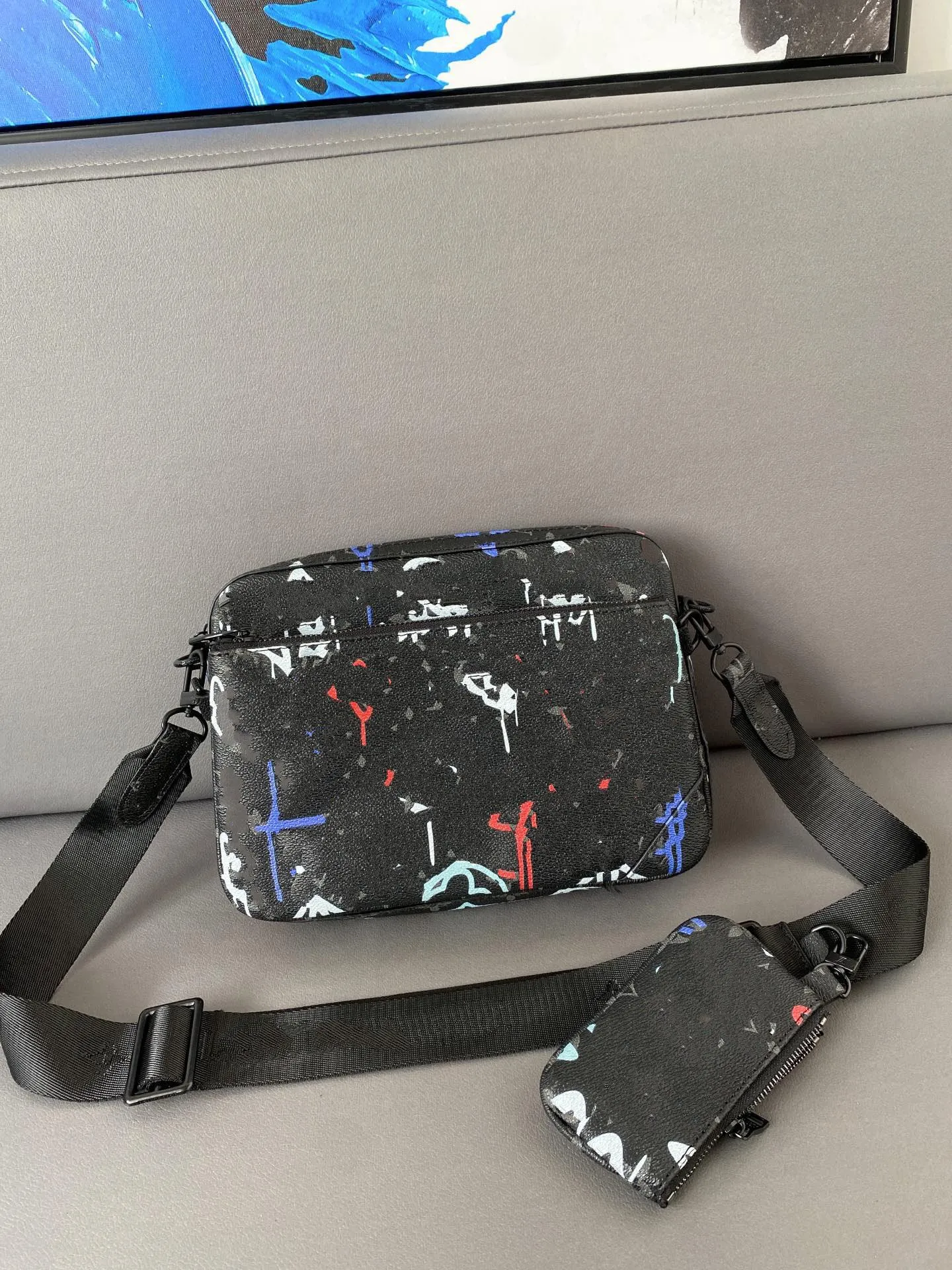 Luxury Designer Mens Handbag Set Shoulder Bag, Man Bags Cross Body ...