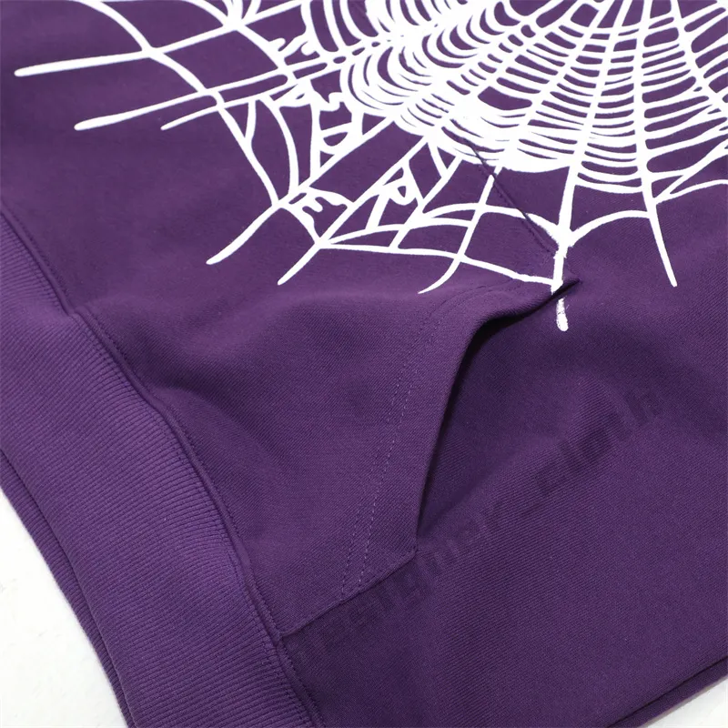 Top Quality Designer Spider 555 Hoodie For Men And Women Pink And Red ...