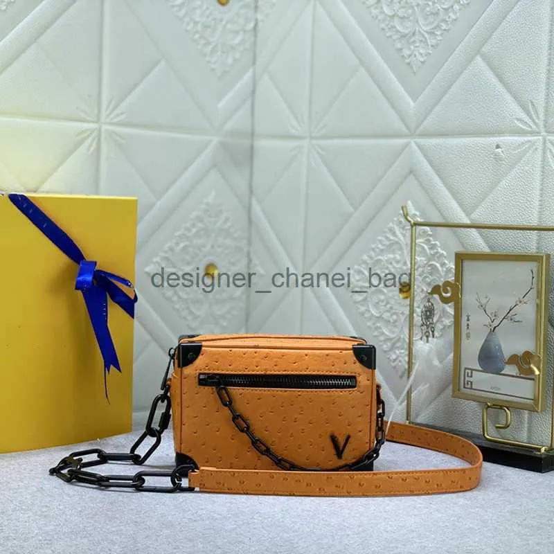 Retro Mini Soft Trunk Box Embossing Genuine Leather Crossbody Shoulder ...
