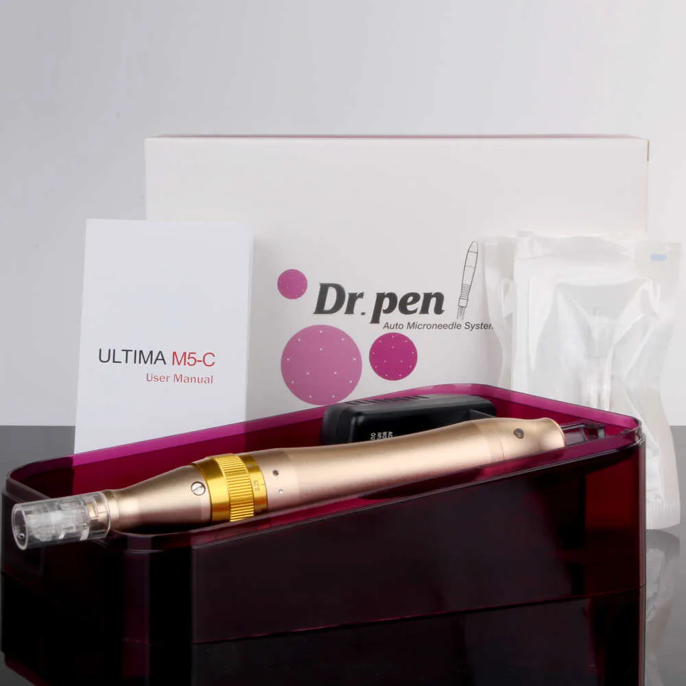 Dr. Pen Ultima M5 Wired Microneedling Derma Pen with 12-Count 12-Pin ...