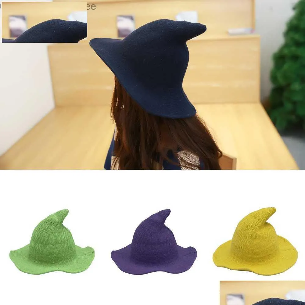 DHgate.com:Modern Knitted Wool Wizard Hat for Halloween & Holidays:Home ...