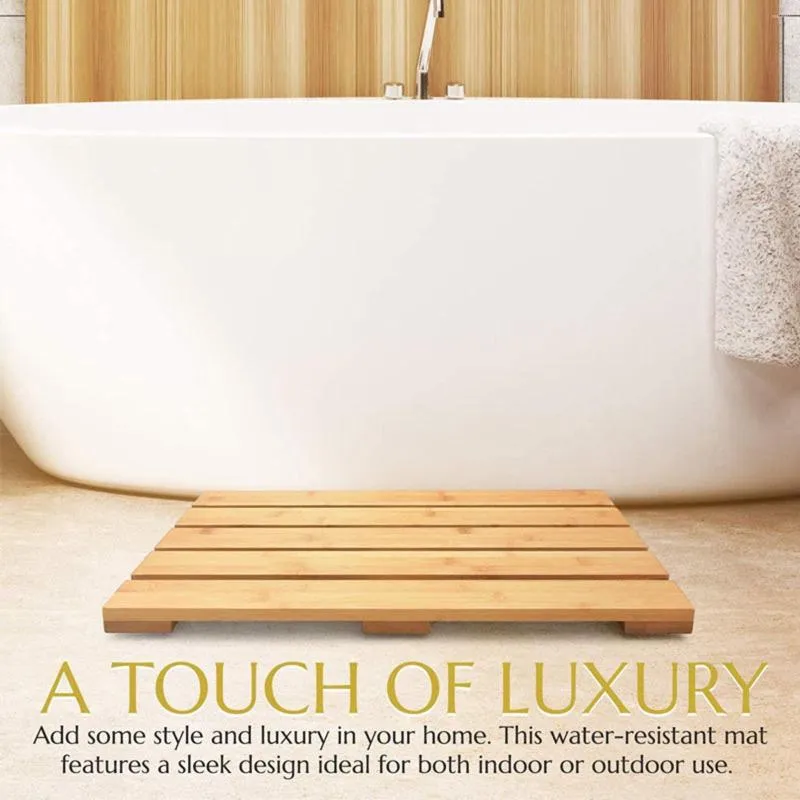 DHgate.com:Waterproof Wood Grain Bath Mat, Non-Slip Quick-Dry Bathroom ...