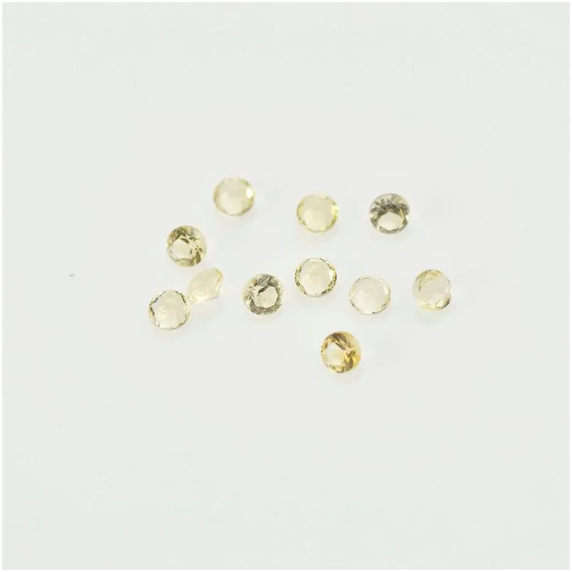 DHgate.com:20Pcs Loose Citrine Gemstones, Round Shape, Brilliant Cut, 5 ...