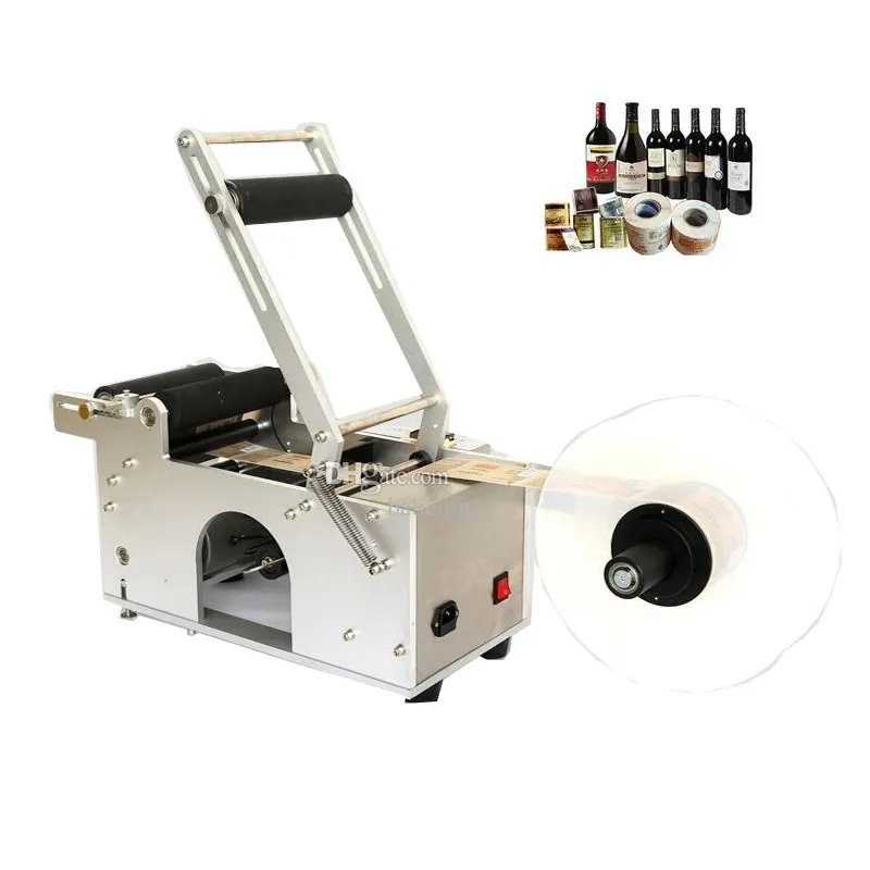 DHgate.com:Semi-Automatic Round Bottle Label Dispenser for Condiment ...