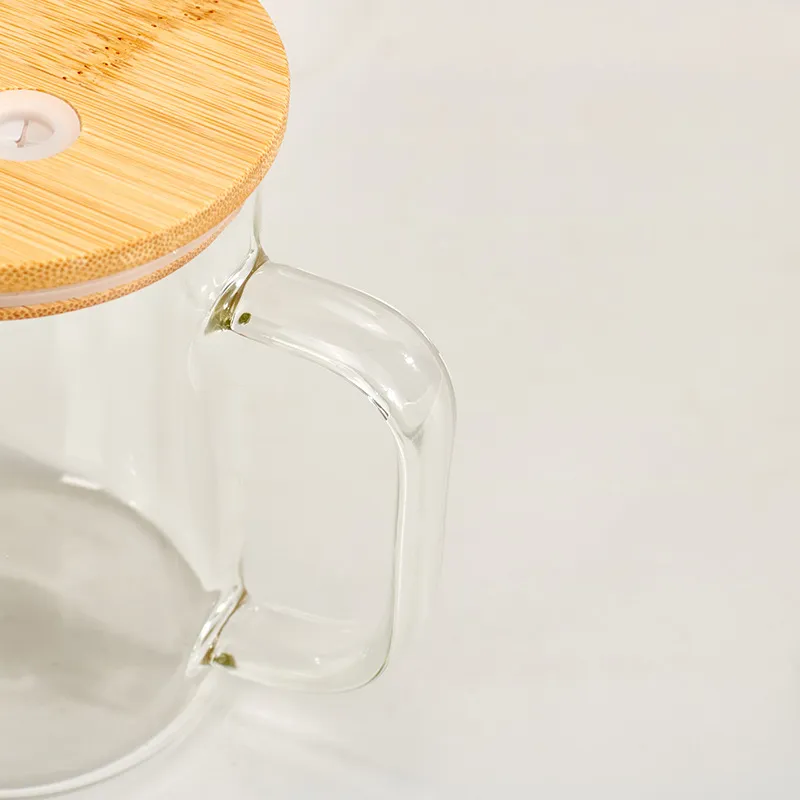 15oz Sublimation Snow Globe Unbreakable Split Glass Coffee Mug With ...