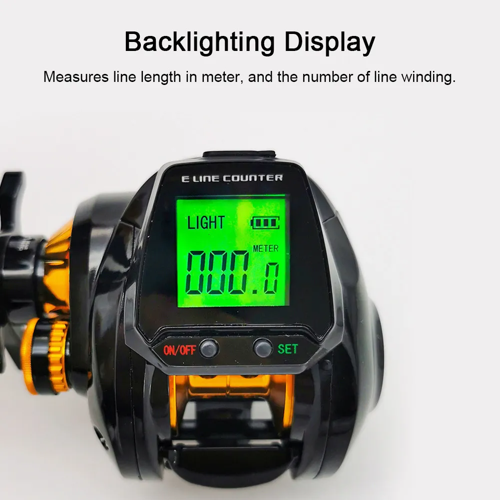 Digital Fly Fishing Reel - Accurate Line Counter, 5 Steel Ball Bearings ...