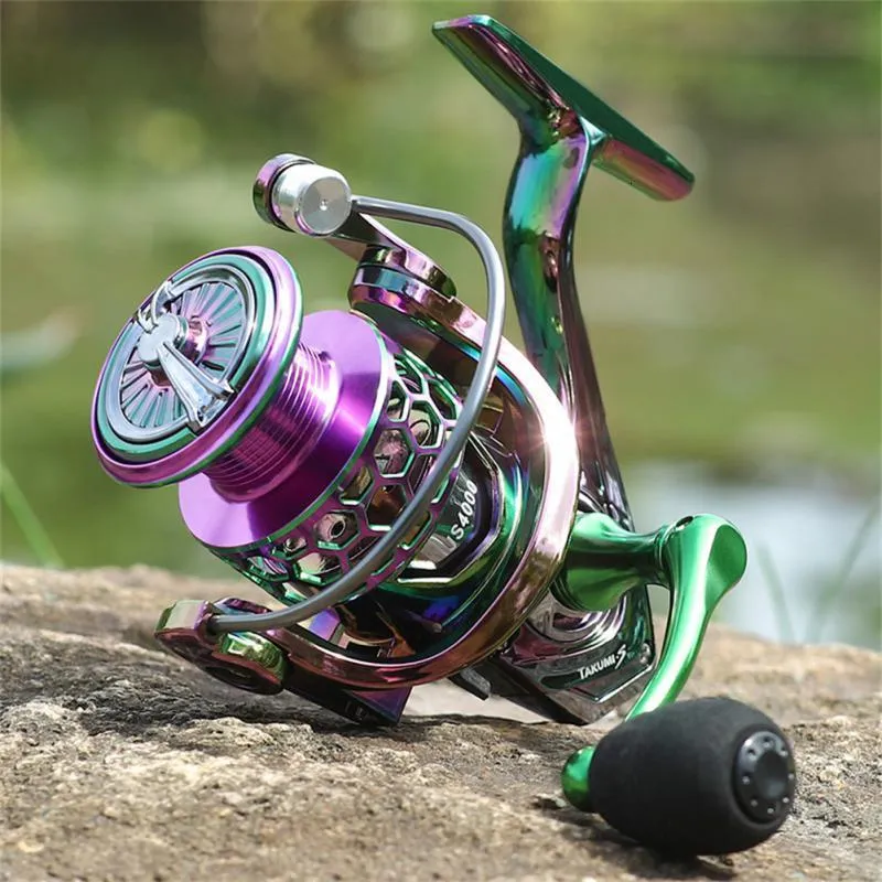 DHgate.com:Colorful Fly Fishing Reels, 1000-4000 Series Metal Spinning ...
