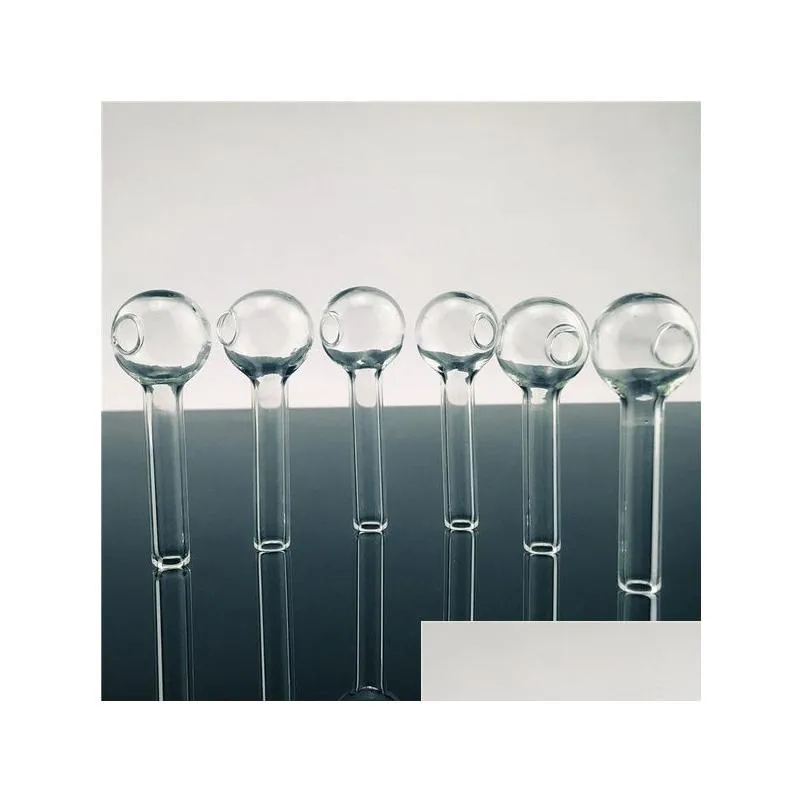 30Mm Big Bowl Pyrex Glass Burner Concentrate Pipe 2.7 Inch Clear Oil ...