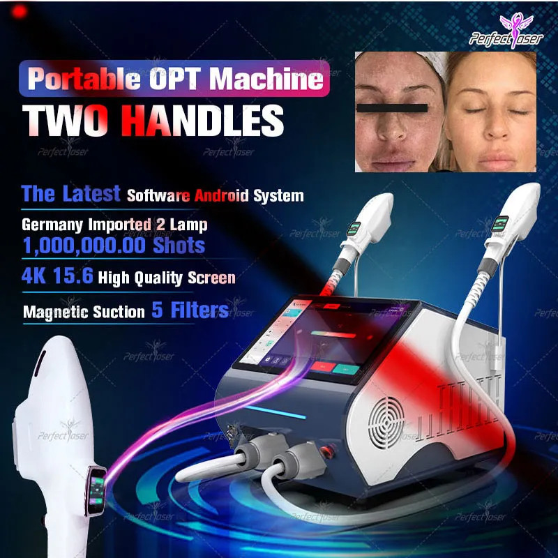 RF Laser Hair Remover RF 300: E Light Skin Rejuvenation Equipment For Acne Treatment And Face ...