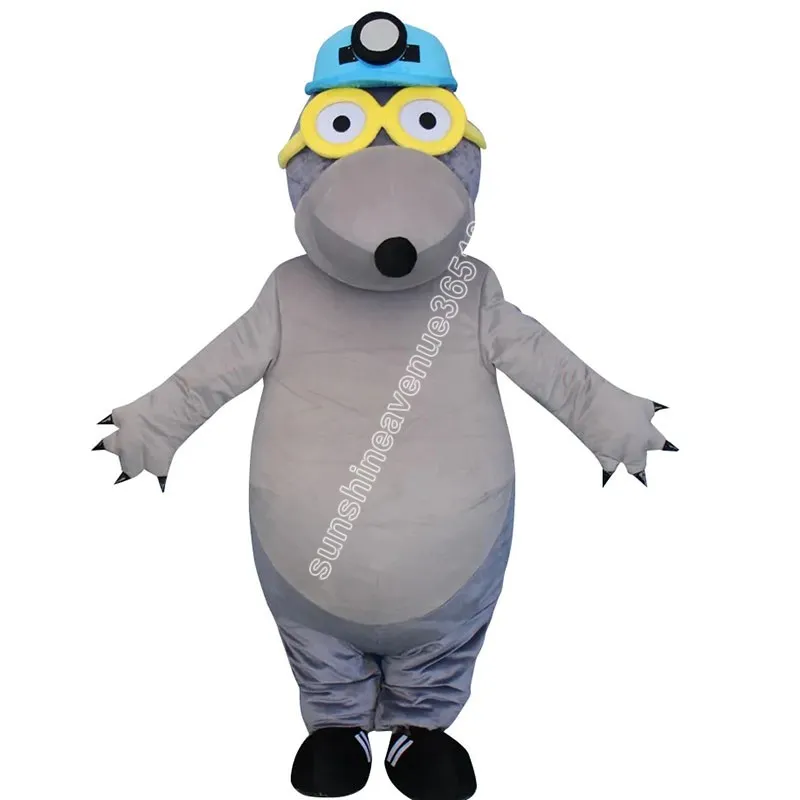 Beaver Hippo Mascot Costume Cartoon Anime Theme Character For Carnival ...